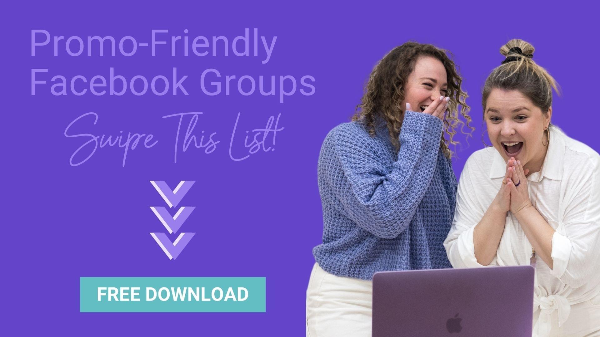 The Facebook Group Promo List